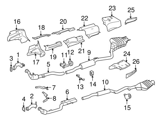 Genuine Mercedes 0009910170 Exhaust System Hanger Bracket - Mercedes
