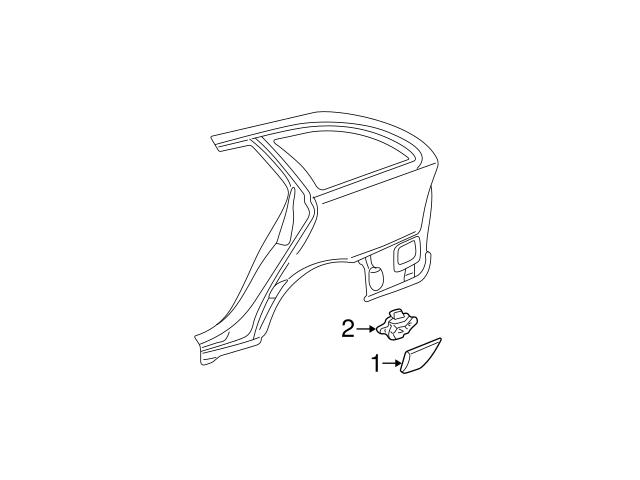 Genuine Mercedes 0009915671 Exterior Molding Clip - Mercedes | 0109889278