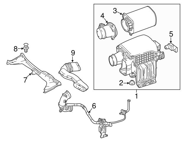 Genuine Mercedes 0009919540 Radiator Support Air Duct Clip - Mercedes