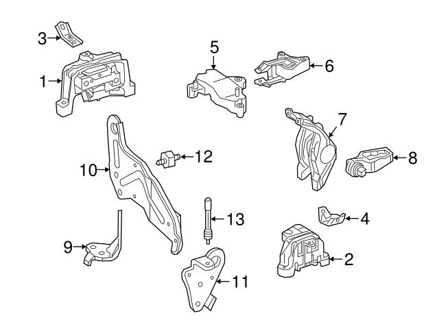 Genuine Mercedes 0009936360 Engine Mount Stud - Mercedes