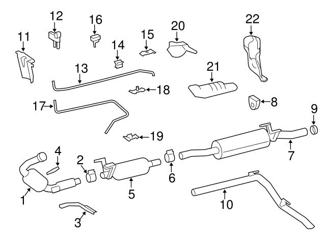 Genuine Mercedes 0009955302 Exhaust/Muffler Clamp - Mercedes