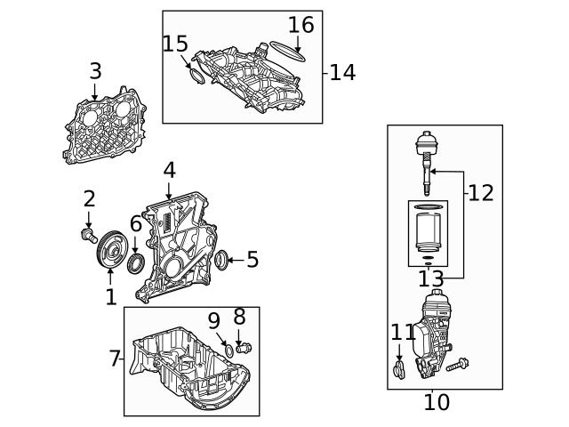 Genuine Mercedes 0009977804 Intake Manifold Gasket; Upper - Mercedes