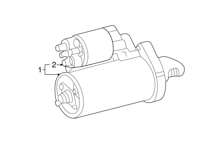 Genuine Mercedes 0011522810 Starter Solenoid Switch Contact - Mercedes