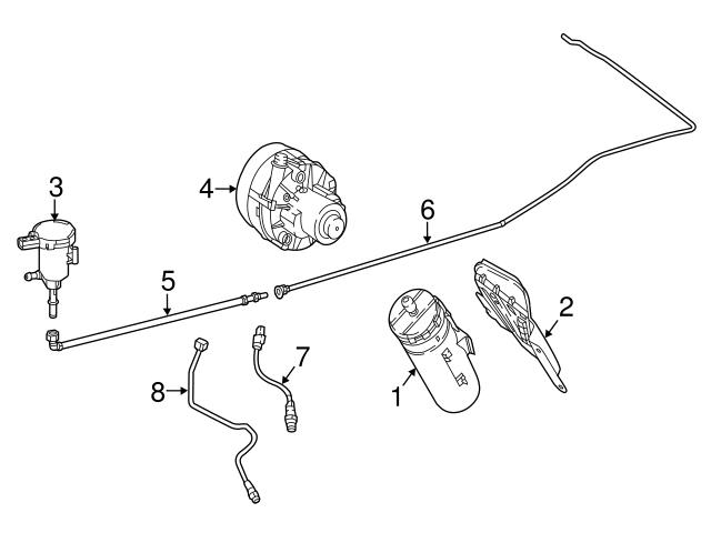 Genuine Mercedes 0014701193 Vapor Canister Purge Solenoid; Right, Left ...