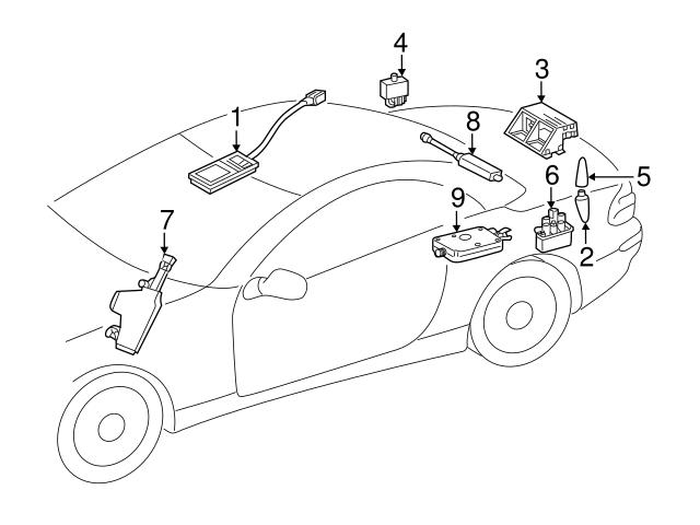 Genuine Mercedes 0018207675 Radio Antenna Mast; Inner - Mercedes ...