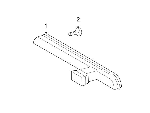 Genuine Mercedes 0019845529 Bumper Cover Bolt; Left Upper, Right Upper ...