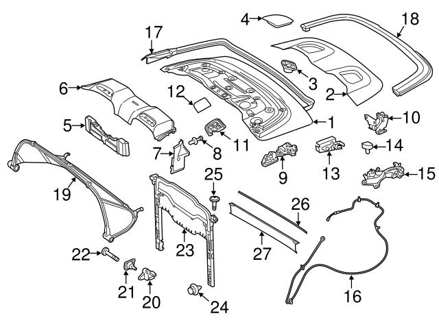 Genuine Mercedes 0019846629 License Plate Bracket Screw; Left, Right ...