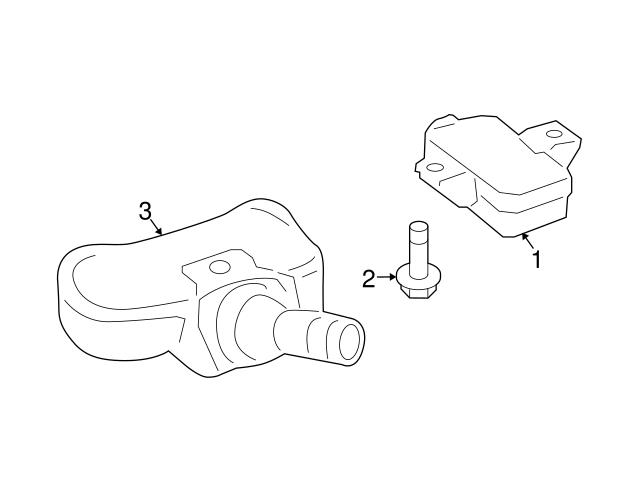 Genuine Mercedes 0019846729 Door Trim Molding Screw - Mercedes