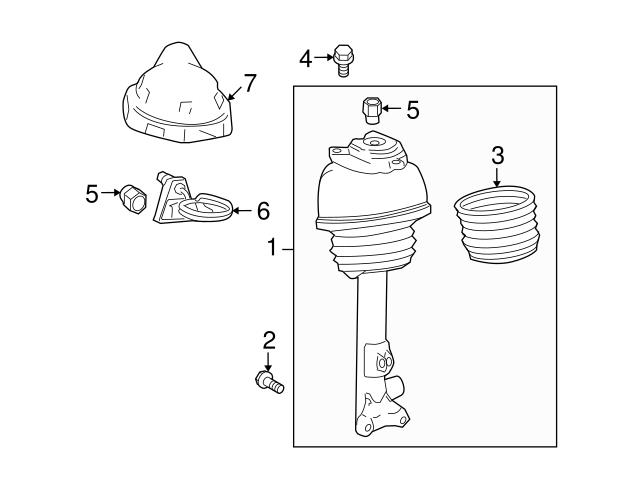 Genuine Mercedes 0019907503 Suspension Strut Mount Reinforcement Bolt ...