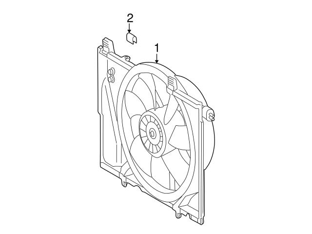 Genuine Mercedes 0019942945 Fan Shroud Clamp - Mercedes