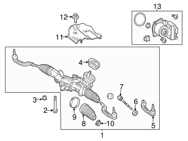 Genuine Mercedes 0019951535 Rack and Pinion Boot Clamp; Left Inner ...