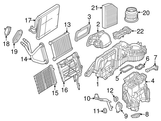 Genuine Mercedes 0019982421 Headlight Washer Cover - Mercedes