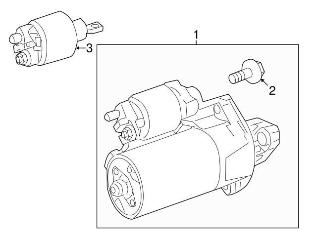 Genuine Mercedes 0021522710 Starter Solenoid - Mercedes | 0021521210
