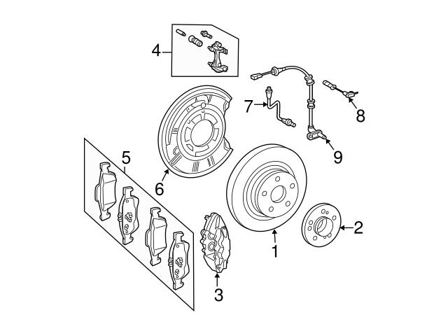 Genuine Mercedes 002420278380 Brake Caliper; Left, Right - Mercedes ...