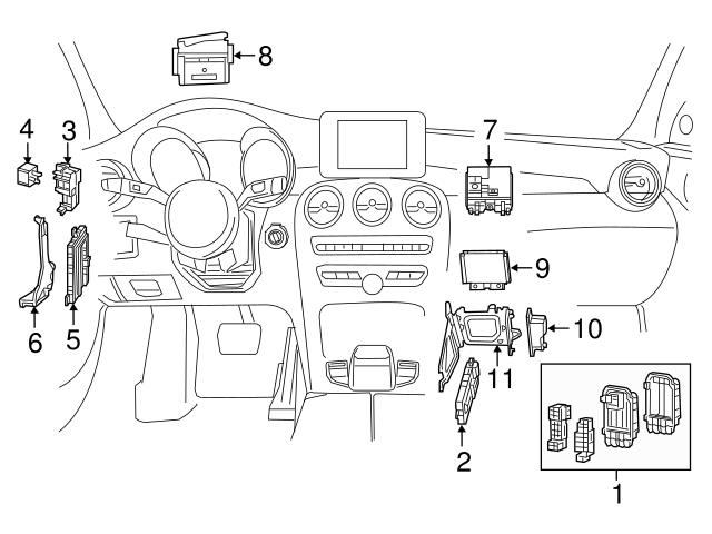 Genuine Mercedes 0025429319 Accessory Power Relay - Mercedes