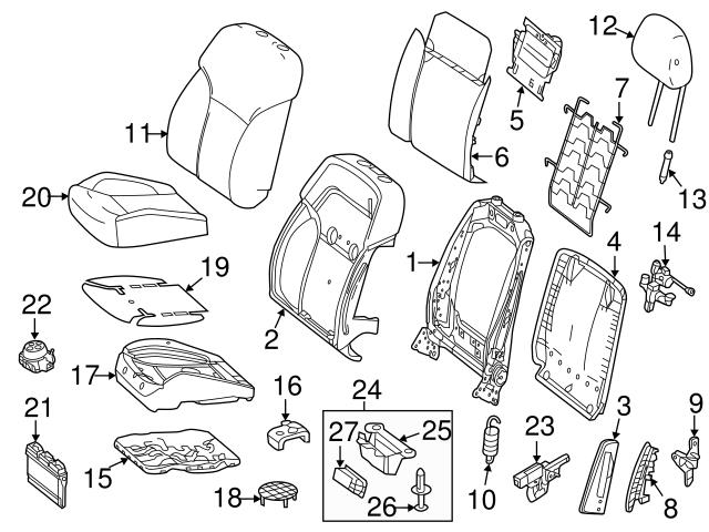 Genuine Mercedes 0028201401 Courtesy Light; Front Left/Right - Mercedes