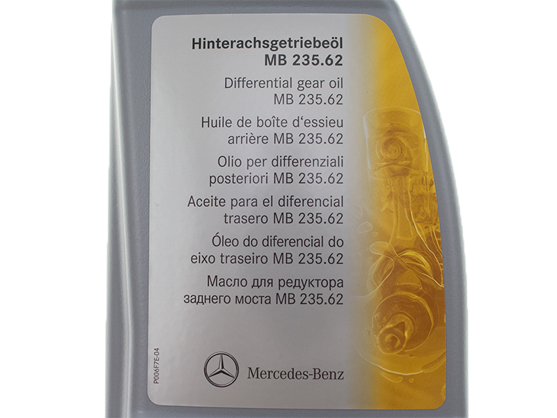 Genuine Mercedes 002989020309, A002989020309 Differential Oil; Rear ...