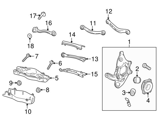Genuine Mercedes 0029904520 Lateral Arm Bolt; Rear Inner - Mercedes ...