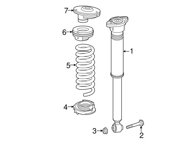 Genuine Mercedes 0029907254 Shock Absorber Nut - Mercedes