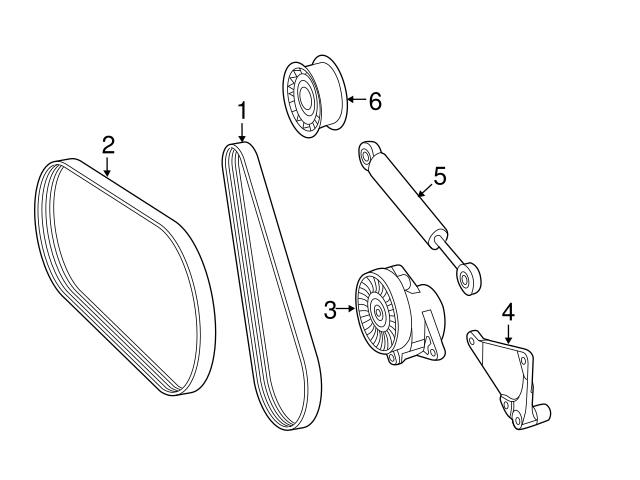 Genuine Mercedes 0029930396 V Belt/Drive Belt - Mercedes | A0029930396