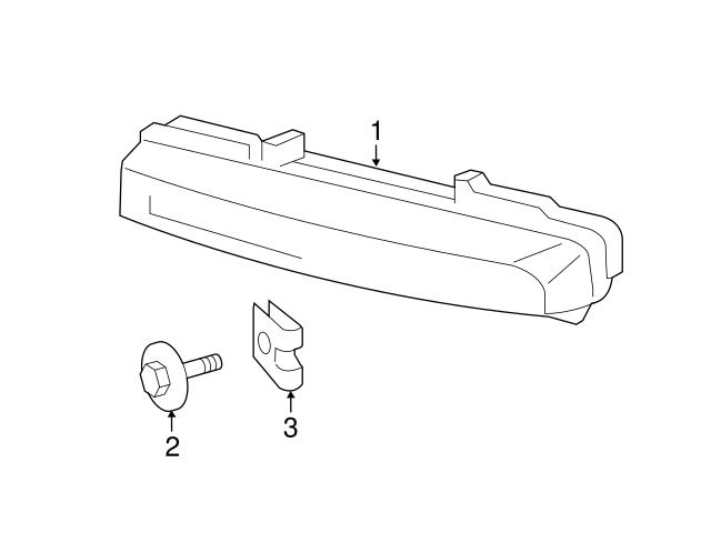 Genuine Mercedes 0029943945 Fender Liner Retainer; Left Lower, Right ...