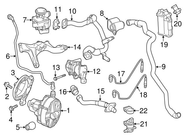 Genuine Mercedes 003140006080 Secondary Air Injection Control Valve ...