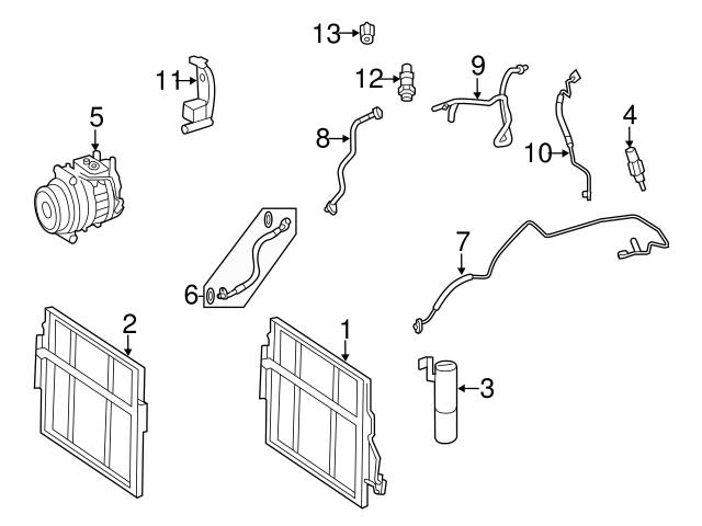 Genuine Mercedes 0032305311 AC Compressor