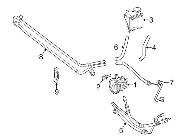Genuine Mercedes 003466930180 Power Steering Pump - Mercedes ...