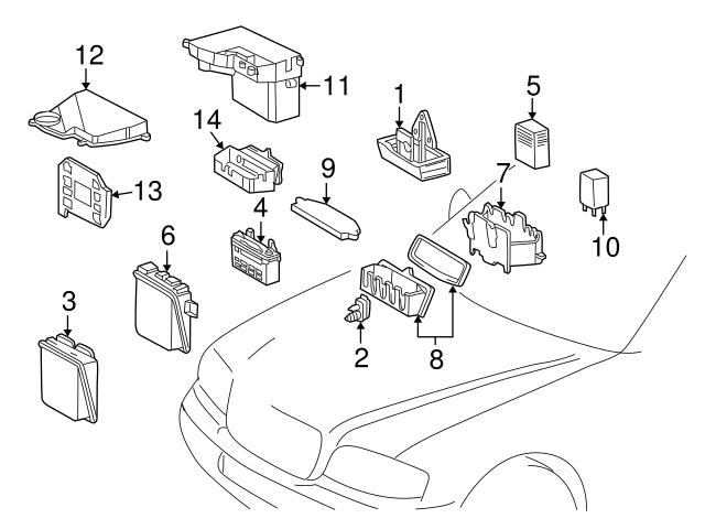Genuine Mercedes 0035455005 Accessory Power Relay - Mercedes