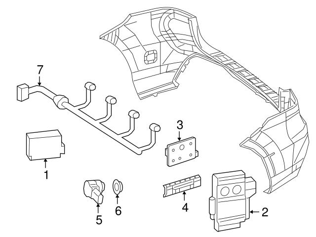 Genuine Mercedes 0039910270 Grille Retainer; Left Lower, Right Lower ...