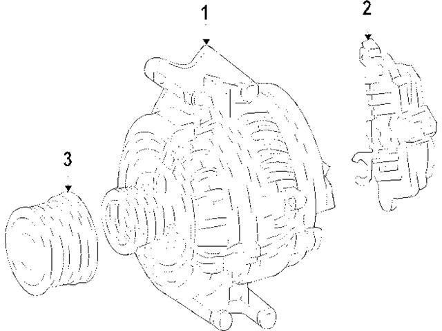 Genuine Mercedes 0041542706 Voltage Regulator - Mercedes | 0041540906 ...