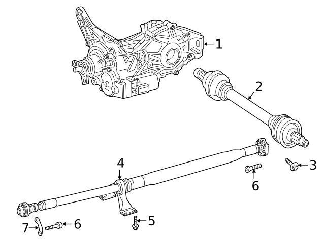 Genuine Mercedes 0049901103 CV Joint Bolt; Front Left/Right - Mercedes