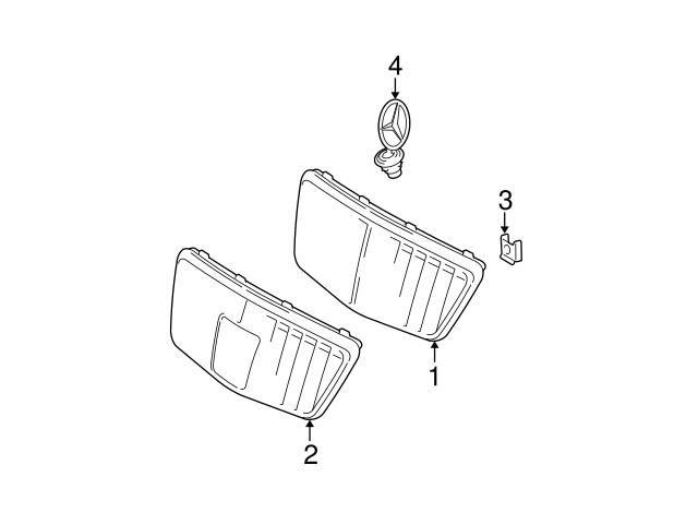 Genuine Mercedes 0049944945 Grille Nut - Mercedes