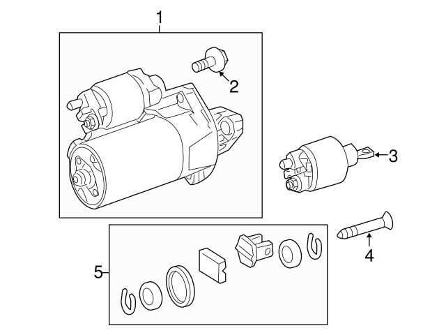 Genuine Mercedes 005151390183 Starter - Mercedes | 0051513901 ...