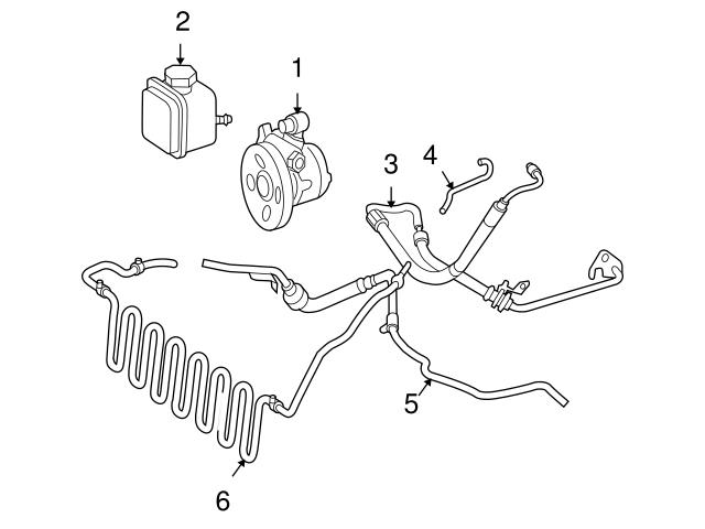 Genuine Mercedes 005466120180 Power Steering Pump - Mercedes ...