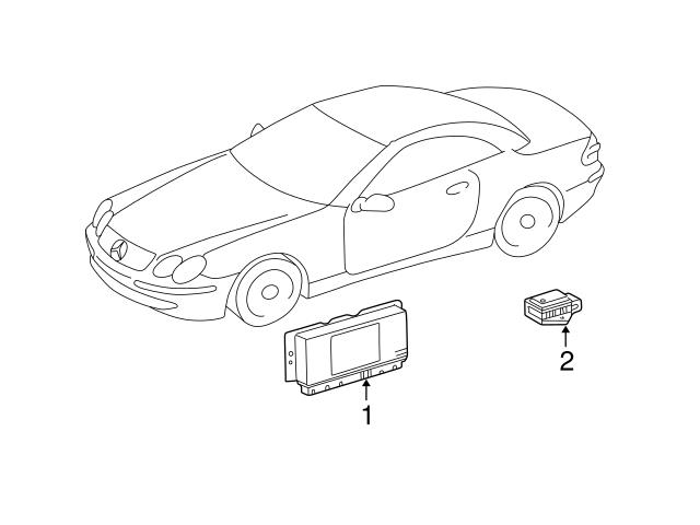 Genuine Mercedes 0055422718 Suspension Yaw Sensor - Mercedes ...