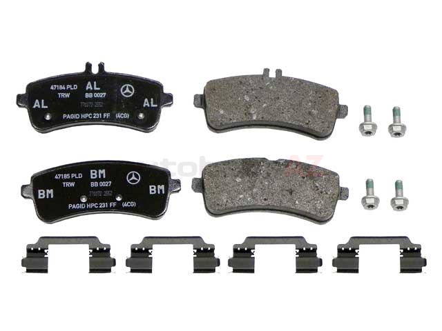 Genuine Mercedes MB-0064207020 Brake Pad Set