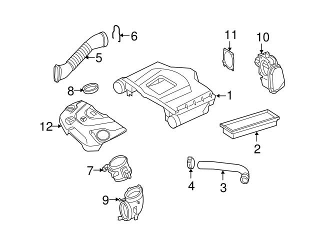 Genuine Mercedes 0069972990 Engine Air Duct Clamp - Mercedes | 006997299005