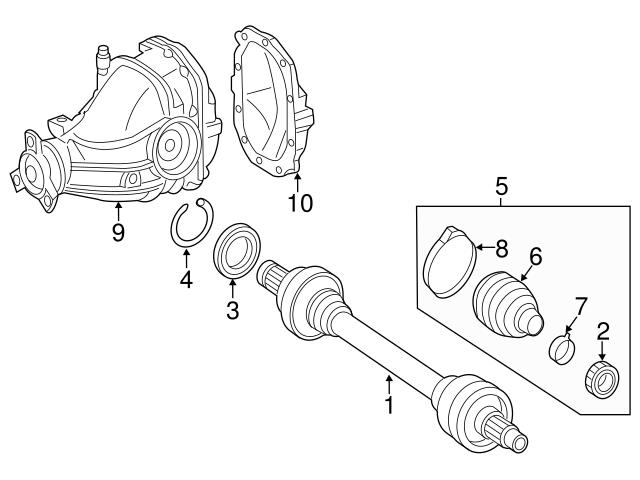 Genuine Mercedes 0069975890 CV Joint Boot Band; Left Inner, Right Inner ...