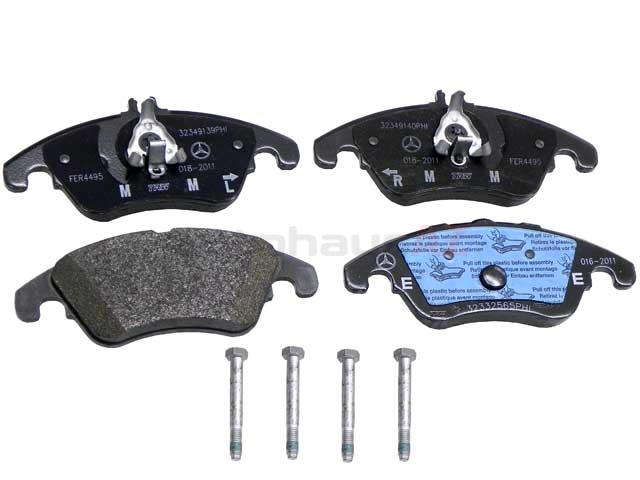 Genuine Mercedes 0074207520, A007420752064 Brake Pad Set; Front ...