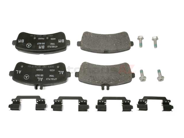 Genuine Mercedes 0074209120, A0074209120 Brake Pad Set; Rear - Mercedes ...