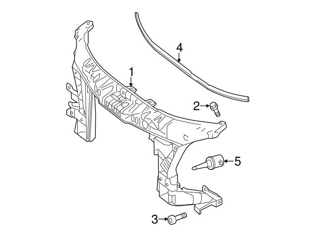Genuine Mercedes 0079905404 Grille Bolt; Left, Right - Mercedes