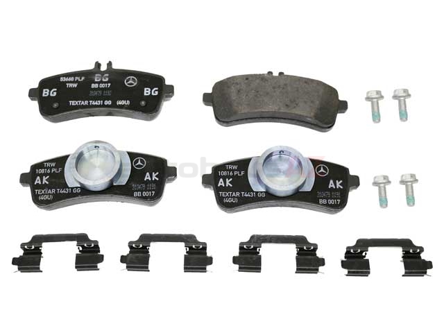 Genuine Mercedes 0074206520, A0074206520 Brake Pad Set; Front ...