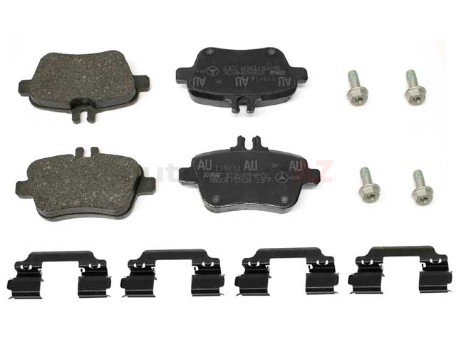 Genuine Mercedes 0084202320, A0084202320 Brake Pad Set; Rear - Mercedes ...