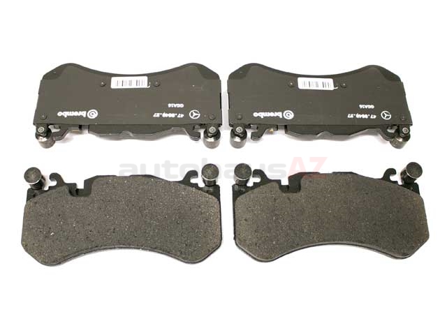 Genuine Mercedes 0084204120, A0084204120 Brake Pad Set; Front ...
