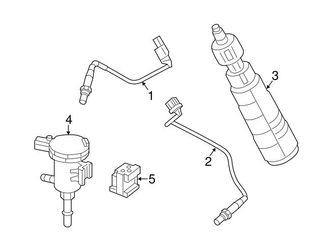 Genuine Smart 0085423918 Oxygen Sensor; Lower