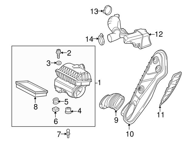 Genuine Smart 0089971690 Engine Air Duct Clamp - Smart | 0011684V000000000