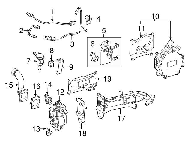 Genuine Mercedes 009542561864 Oxygen Sensor; Front Right - Mercedes ...