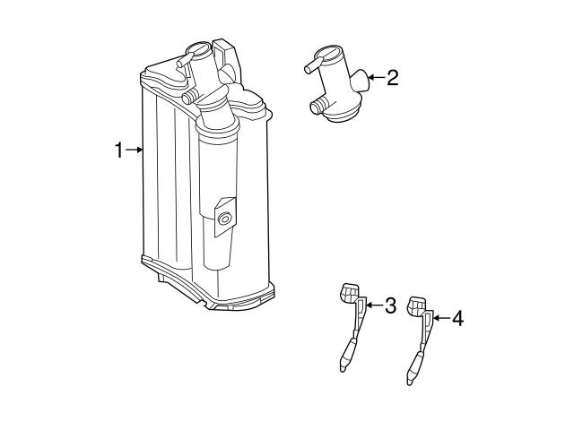 Genuine Mercedes 009542631864 Oxygen Sensor; Front Left/Right ...