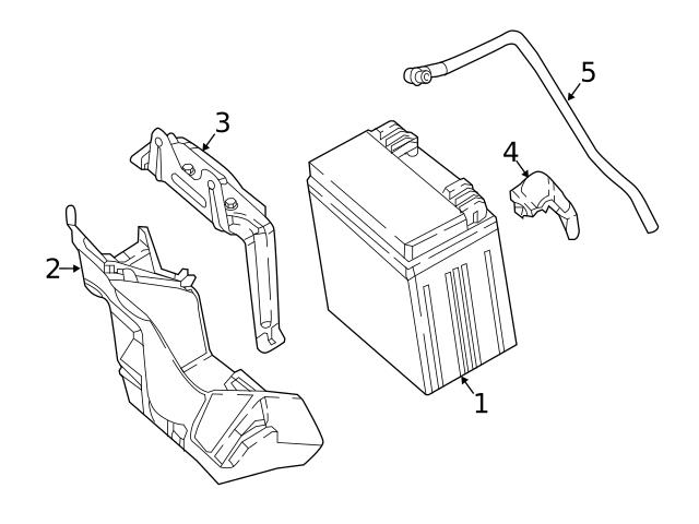 Genuine Mercedes 0099973752 Battery Vent Tube - Mercedes